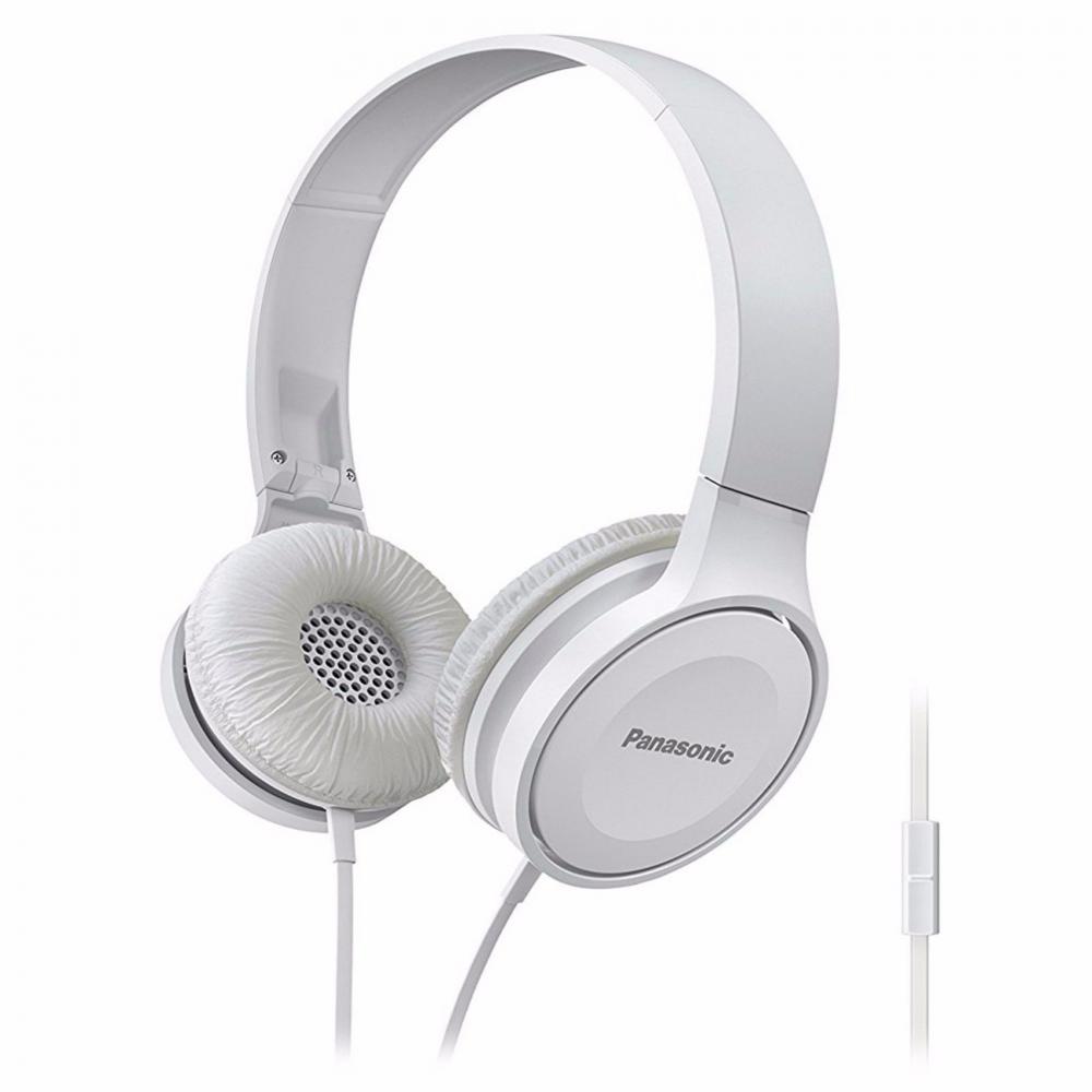 Panasonic Lightweight On-Ear Headphones with Microphone and Controller ...